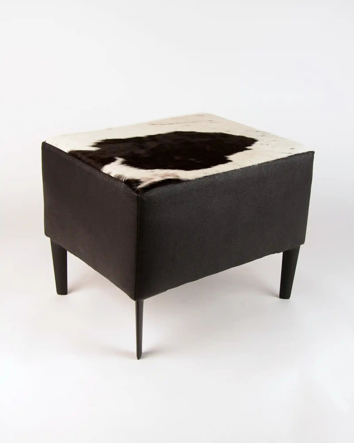 Small Footstools NZ | Mix Faux Leather Cowhide #1 — Gorgeous Creatures