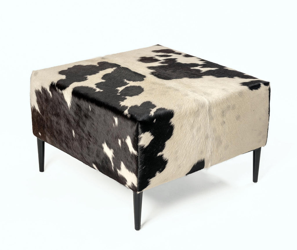 Square Cowhide Coffee Table Ottomans NZ — Gorgeous Creatures