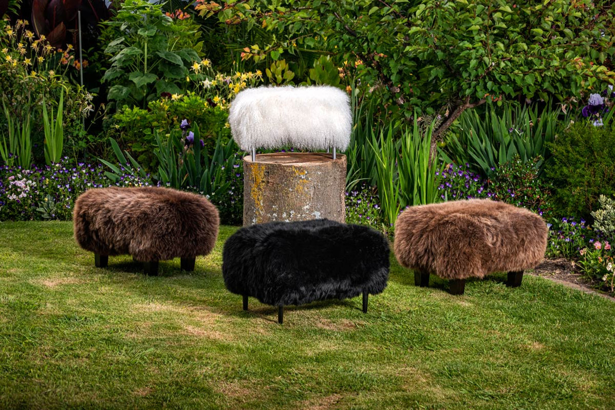 Sheepskin Footstool | Fluffy Footstools — Gorgeous Creatures