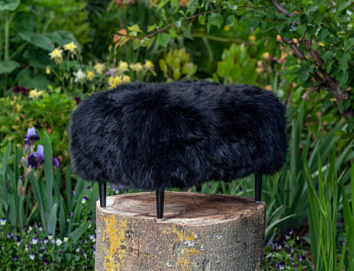 Sheepskin Footstool NZ | Sheepskin Pouff — Gorgeous Creatures