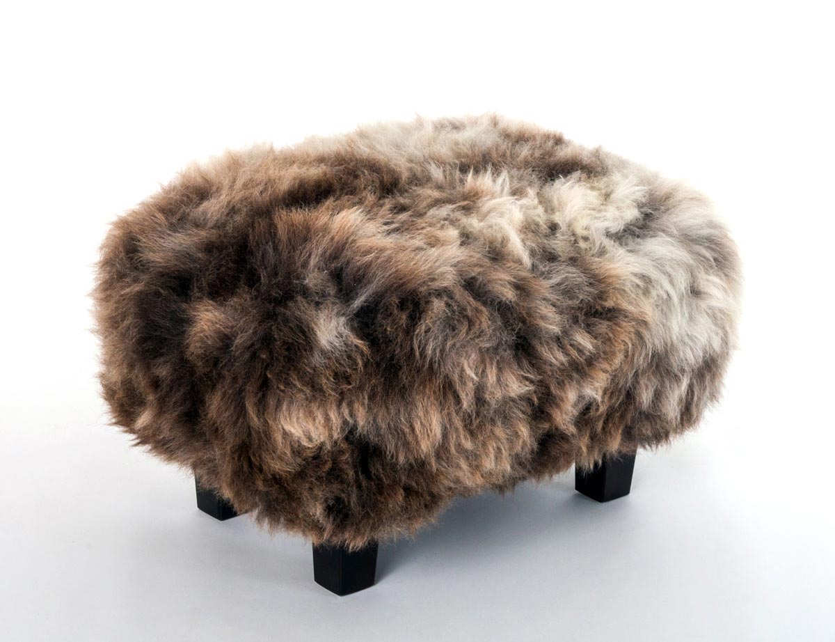 Real Sheepskin Footstools | Wool Furniture — Gorgeous Creatures
