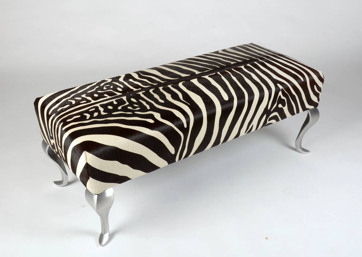 Zebra Print Ottomans | Zebra Furniture — Gorgeous Creatures
