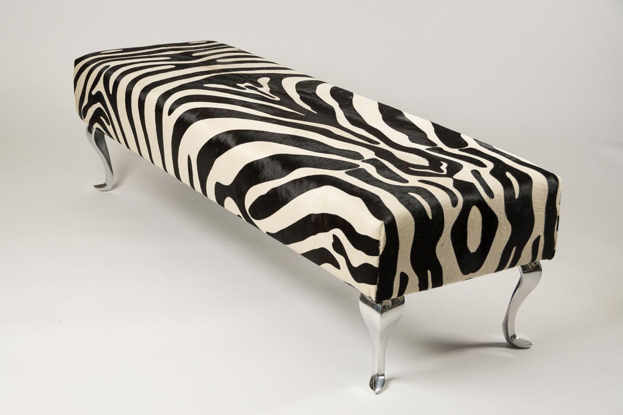 Zebra Print Ottomans | Zebra Furniture — Gorgeous Creatures