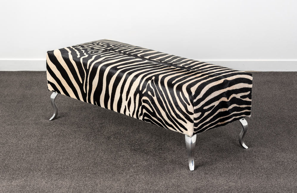 Zebra Print Ottomans | Zebra Furniture — Gorgeous Creatures