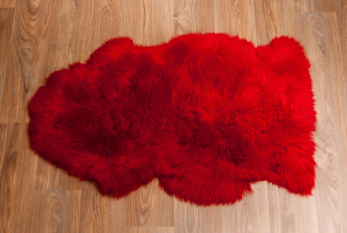 Dyed Sheepskin Rugs in Pretty Colours — Gorgeous Creatures
