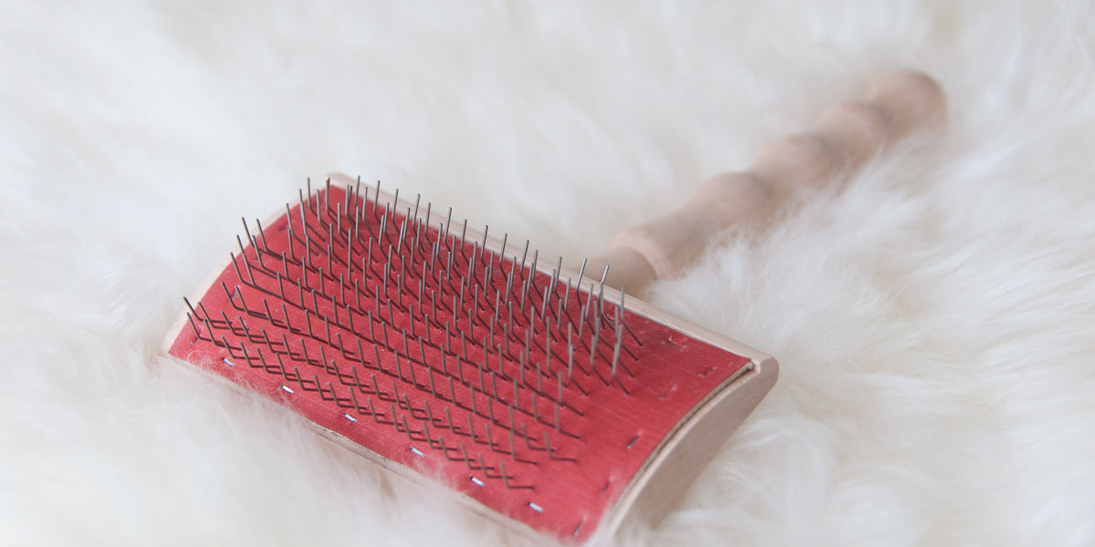 How To Brush Sheepskin | Wool Carding Brush NZ — Gorgeous Creatures
