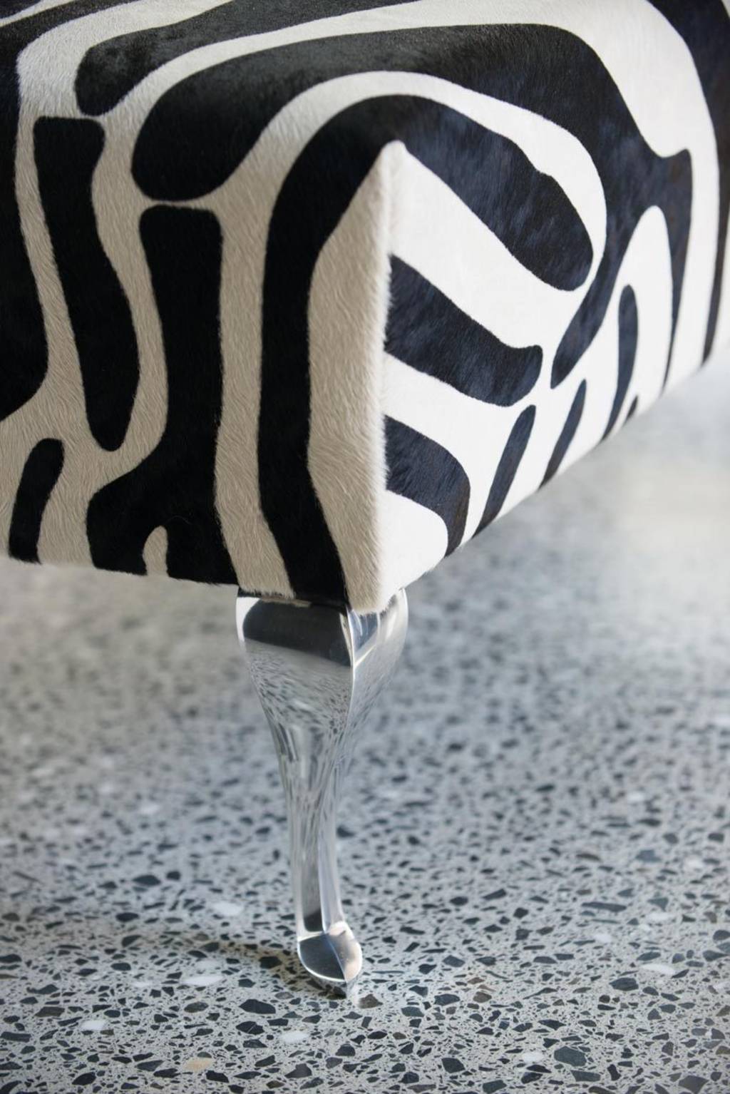 Zebra Print Ottomans | Zebra Furniture — Gorgeous Creatures