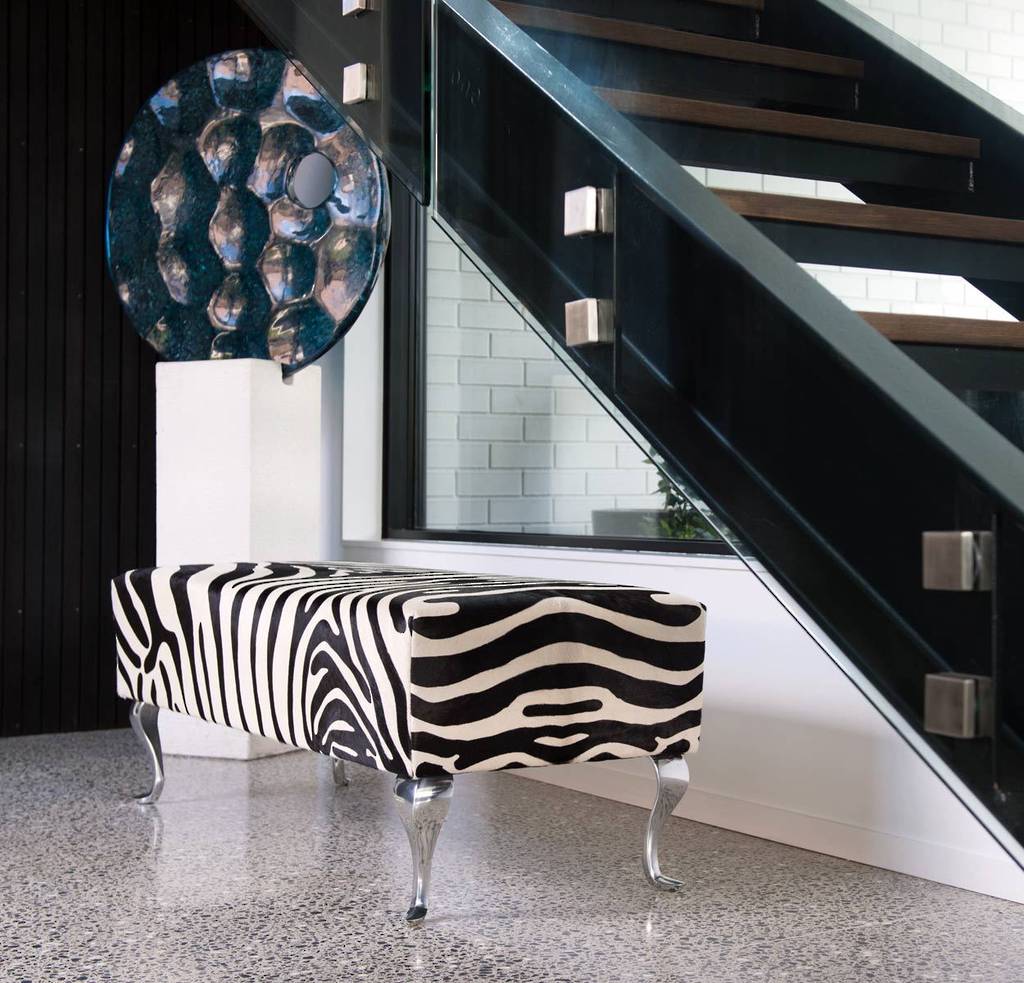 Zebra Print Ottomans | Zebra Furniture — Gorgeous Creatures